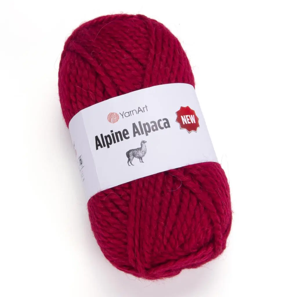 1434 Пряжа Alpine Alpaca New 150гр-120м (вишневий джем). YarnArt| golka ...