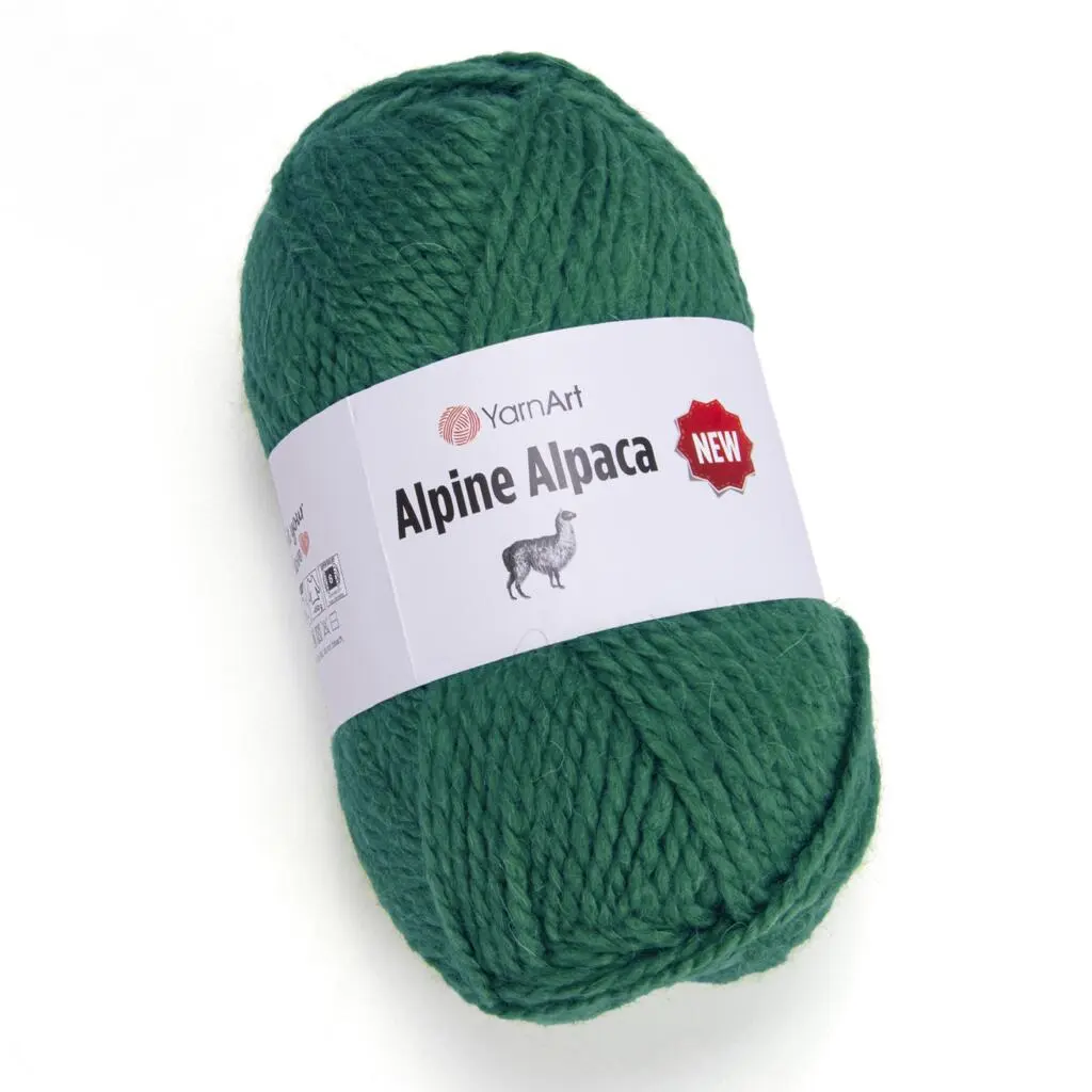 1449 Пряжа Alpine Alpaca New 150гр-120м (зелений). YarnArt| golka.com ...