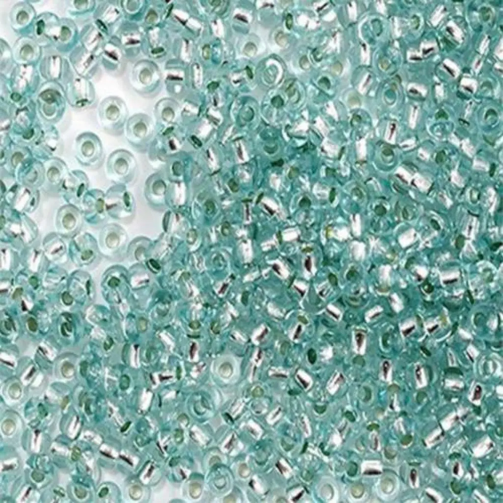 78265 10/0 чеський бісер Preciosa, 50 г, блакитний, кристальний ...