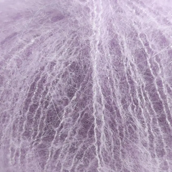 8481 Пряжа Lana Gatto Silk Mohair Lux, 25г - 210м, лавандовий, 78% cуперкід мохер, 14% шовк, 4% ...