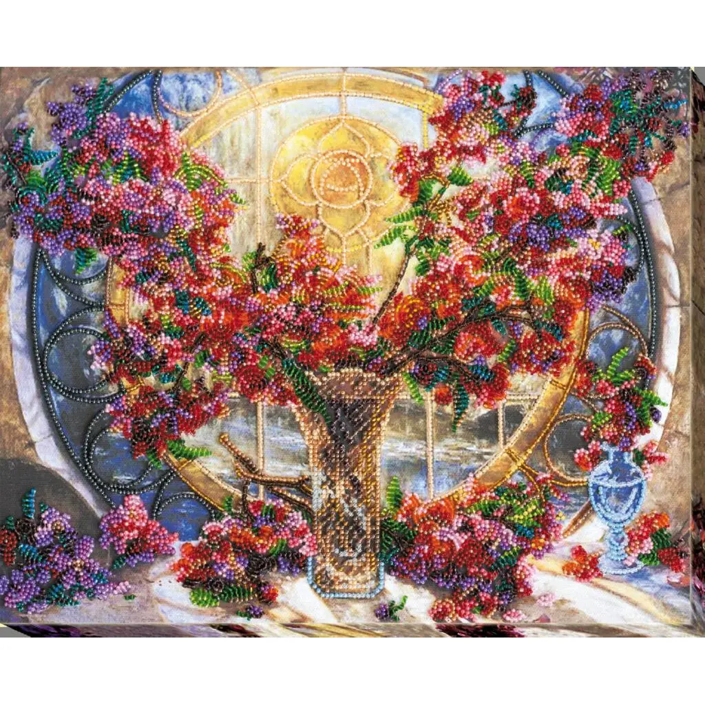 AB-659 Ніжне сяйво. Абріс Арт. Набір для вишивки бісером на художньому ...