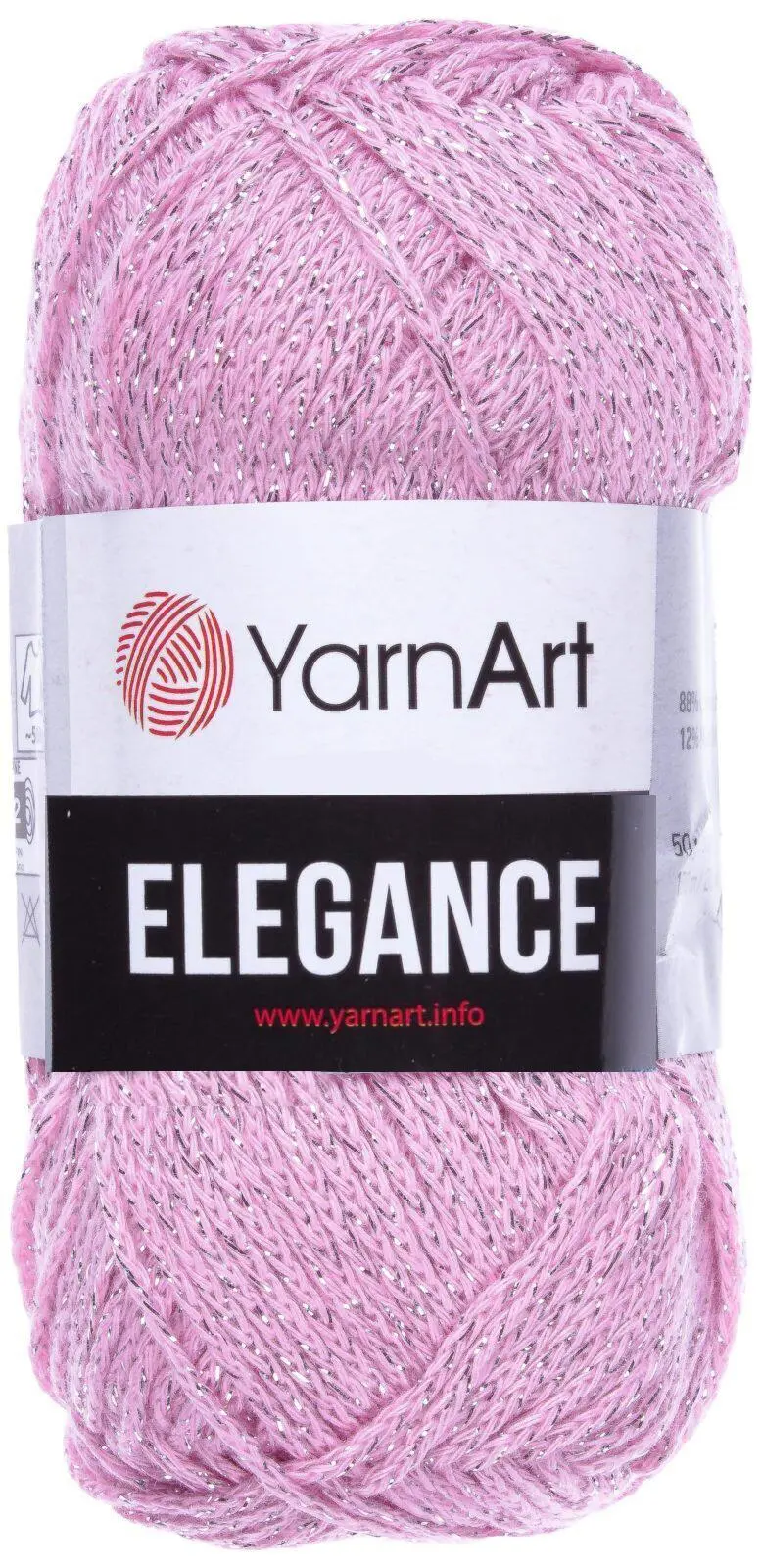 109 Пряжа Elegance 50гр - 130м (Рожевий) YarnArt| golka.com.ua. Низька ...