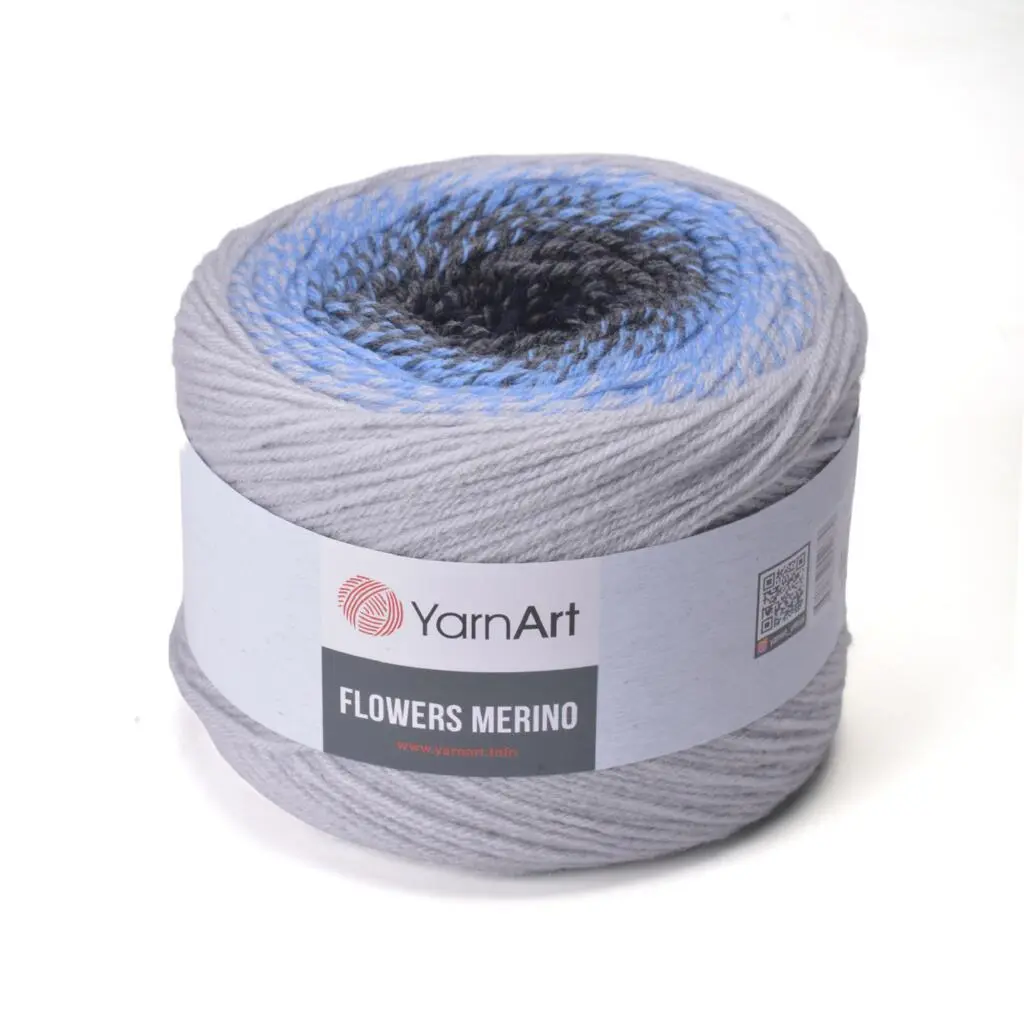 557 Пряжа Flowers Merino 225гр-590м (різнокольоровий). YarnArt| golka ...