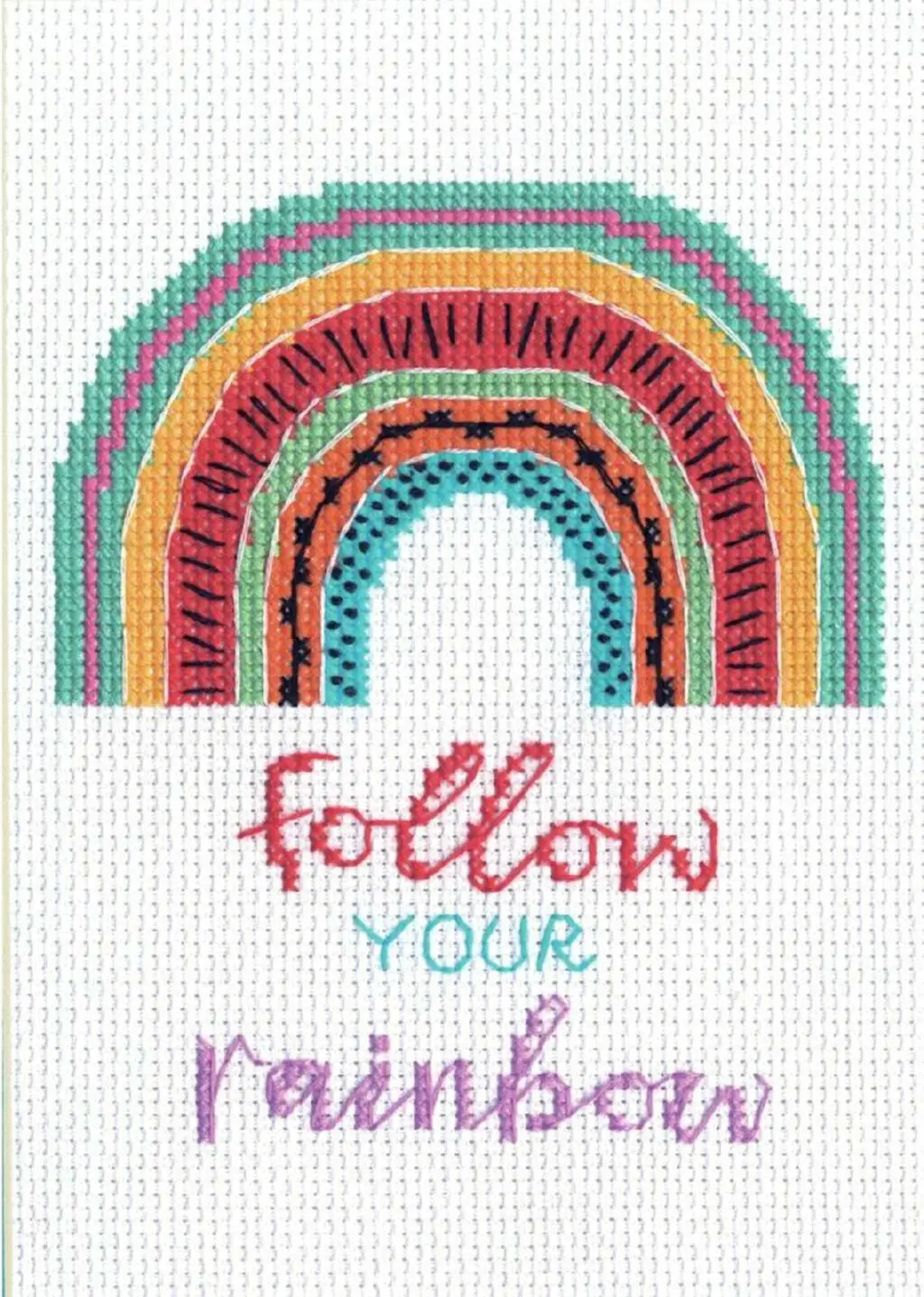 70-65213 Йди за своєю веселкою (Follow Your Rainbow). 17.8x12.7 см ...