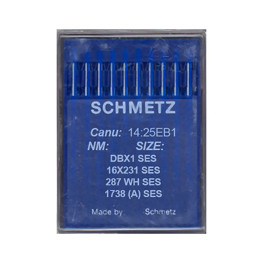 Голки Schmetz DBX1 SES №85, 10 шт, для прямострочних (універсальних) побутових швейних машин ...