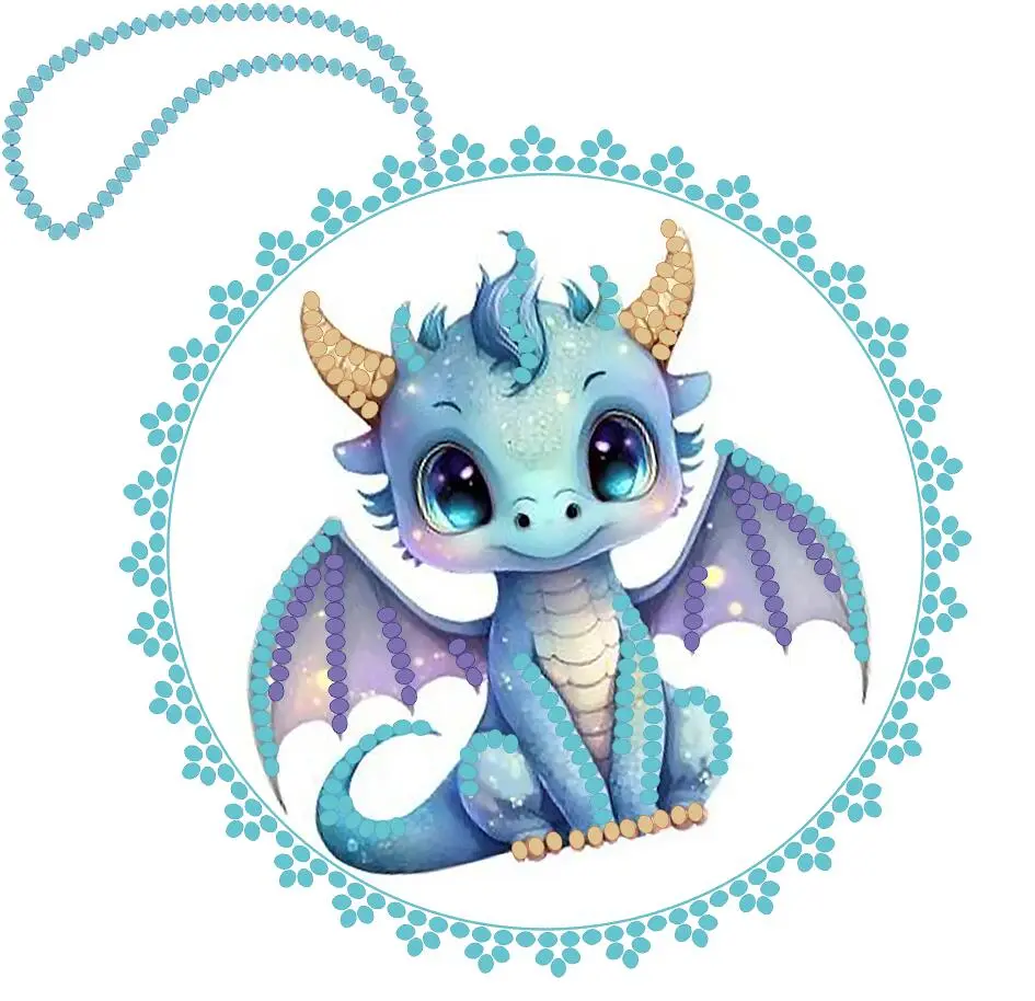 ВЛ-035 Милий дракончик. Тела Артіс. Схема для вишивання бісером(Знятий з виробництва)| golka.com ...