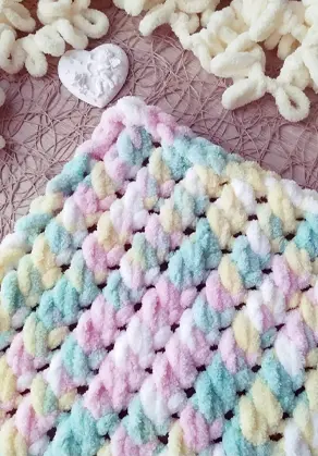 Пряжа Alize Puffy Fine Color (мікрополіестер) 100гр - 14,5м