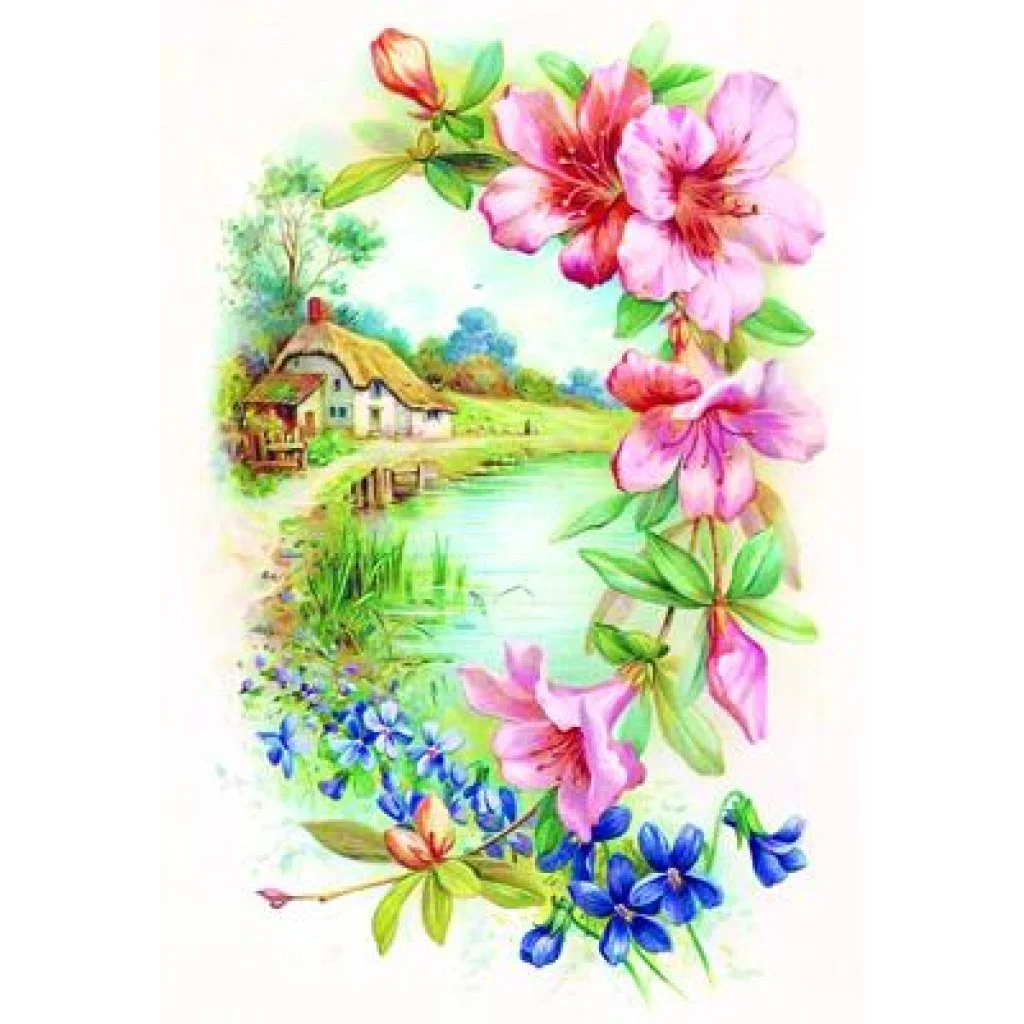 AL1064 Віньєтка. Alisena. Принт для художньої вишивки| golka.com.ua ...